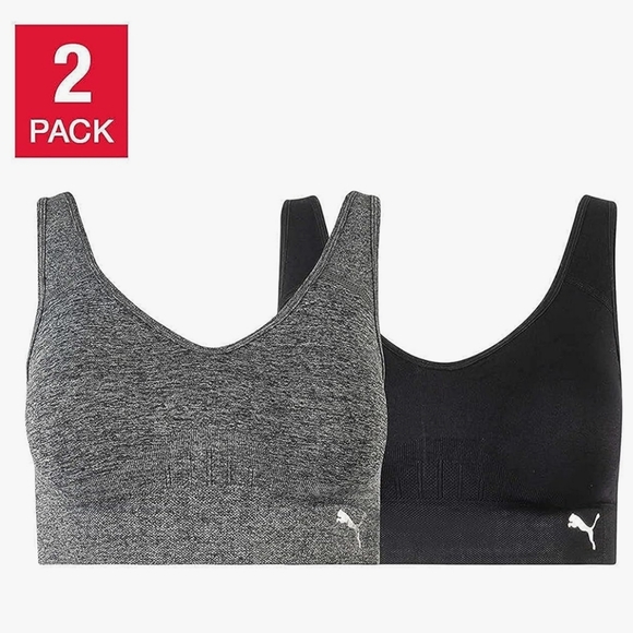 Puma | Intimates & Sleepwear | Puma Womens Performance 2 Pack Seamless ...